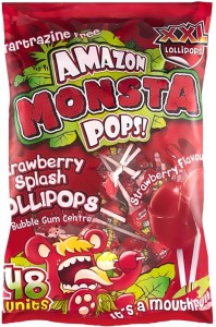 Amazon Monsta Pops Strawberry Lollipop | Makro