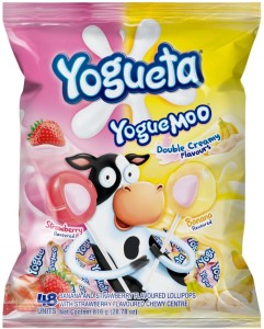 Yogueta Yogue Moo Strawberry and Banana Lollipop | Makro