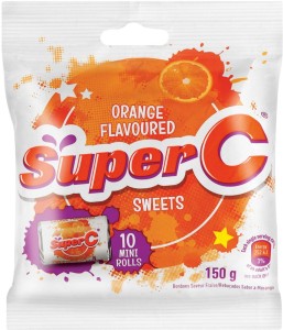 Super C Candy Mini Roll Orange Sweets | Makro