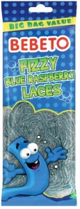Bebeto Fizzy Laces Blue Raspberry Sour Candy | Makro
