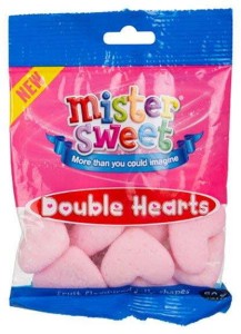 double hearts sweets
