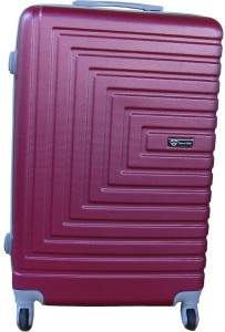 SMTE Mooistar 24 inch Travel Luggage Suitcase Bag - Maroon Check-in ...