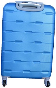 SMTE Luggage 27 Inch Suitcase - Blue Check-in Suitcase 4 Wheels - 27 ...