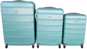 SMTE 3 Piece Hard Outer Shell Premium Lightweight Luggage Set ...