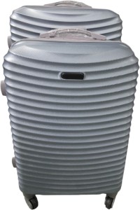 SMTE Quality 2 Piece Hard Outer Shell Travel Luggage BT-Type Suitcase ...