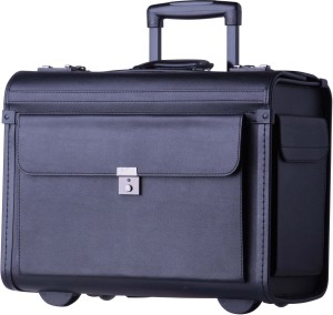Tosca Executive Pilot Case With Wheels Overnighter & Briefcase 4 Wheels ...