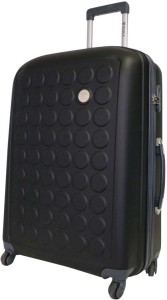 Tosca Sphere Trolley Black Check-in Suitcase 4 Wheels - 30 inch | Makro