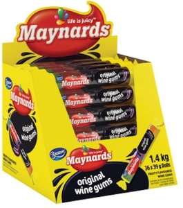 Maynards Maynards Wine Gums Roll - 36 x 39g Box | Makro