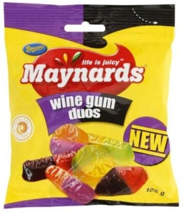 Maynards Maynards Wine gum Duos 60g Pack of 24 Carton | Makro