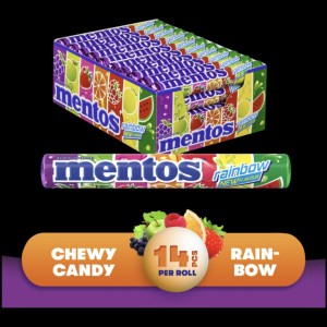 Mentos 14 Pieces Chewy Sweet Candy Rainbow Box | Makro