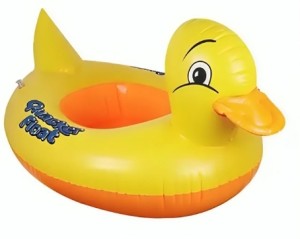 PHRM Phronex Inflatable Duck Pool Float for Kids Swim Floatation Belt ...
