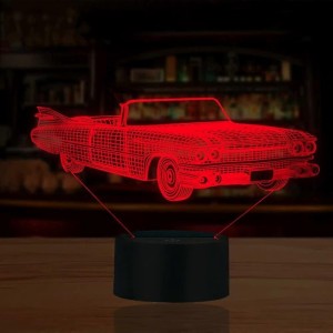 Huanix Remote Control Night Light Lamp 3D Racing Car Night Light led ...
