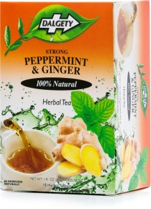 Dalgety Teas Peppermint & Ginger Herbal Tea Herbal Infusion Tea Pack ...