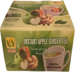 MYLEAF 10 Instant Apple Ginger Tea Herbal Infusion Tea Box | Makro