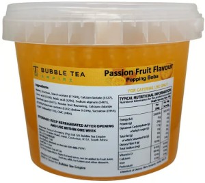 Bubble Tea Empire Passion Fruit Popping Boba Infusion Tea Drum | Makro