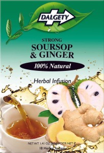 Dalgety Teas Pure Soursop & Ginger Herbal Tea Herbal Infusion Tea Pack ...