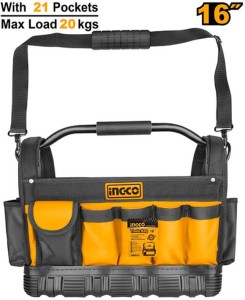 INGCO Tool Bag 16" with hard bottom Tool Box | Makro