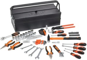 Grip Toolset with Metal Case 86 Pieces Tool Box | Makro
