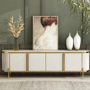 GOF Furniture Arabelle Modern Luxury Sideboard Engineered Wood TV ...