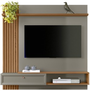 Designer Concepts Alvorada Home Panel Plasma Stand-Almond/Titanium ...