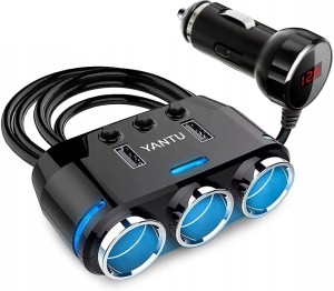 Just Simplified ZAR64 Dual USB Socket Distributor Hub Cigarette Lighter ...