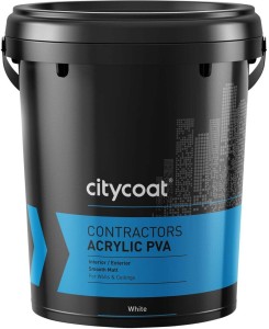 Citycoat Contractors Acrylic PVA White Emulsion Wall Paint | Makro