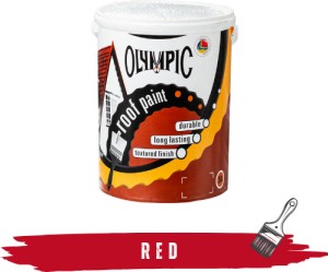 Olympic Paints Universal Roof Red Emulsion Wall Paint | Makro