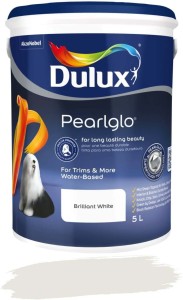Dulux Pearlglo Brilliant White Emulsion Wall Paint | Makro