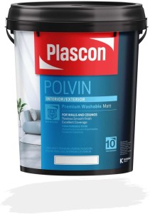 Plascon Polvin Super Acrylic White Distemper Wall Paint | Makro