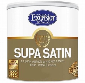 Excelsior Excelsior Premium Supa Satin Acrylic 20l White Emulsion Wall ...