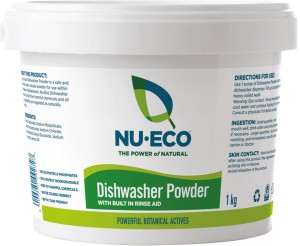 Nu-Eco Bio-degradable Auto Dishwasher Powder with Powerful Botanical ...
