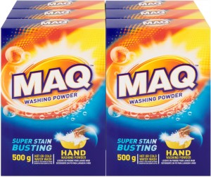 MAQ Super Stain Busting Detergent Powder 500 g | Makro