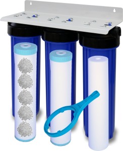 hydro wellness 3 Stage Big Blue Descaler with 5kg Siliphos, Sediment ...