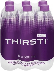 Thirsti Sparkling Granadilla Flavoured Water | Makro