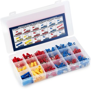 Electroid 300pc Electrical Crimp Connectors and Terminals Set Crimp ...