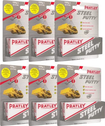 Pratley Steel Putty 6pk Adhesive | Makro