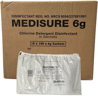 Medisure 6g - Chlorine Detergent-Disinfectant Tablets (1000 sachets ...