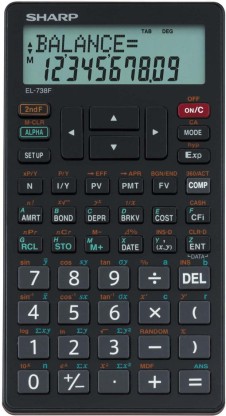 Sharp El-738 Financial Calculator Scientific Calculator | Makro