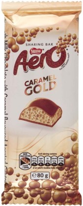 Nestle Aero Caramel Gold Milk Chocolate Slabs | Makro