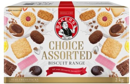 Bakers Choice Assorted Biscuit Range 2kg Assorted Biscuit | Makro