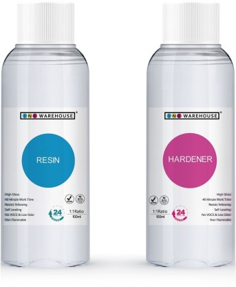 INK WAREHOUSE Epoxy Resin 200 mm Epoxy Resin A&B 1:1 Resin and Hardener ...