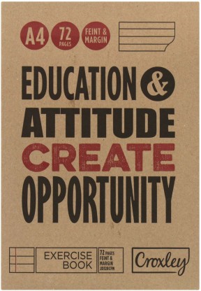 Croxley Exercise Book A4 Notebook Feint | Makro