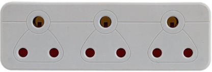 UNITED ELECTRICAL 3 pin 3 Way Adaptor (R20) Power Plug | Makro