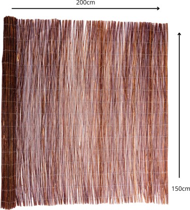 First Dutch Brands Willow 150cm x 200cm Wood Fence Post | Makro