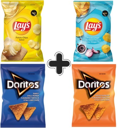 Lays Doritos Combo Best Flavours 48pcs Edible Combo | Makro