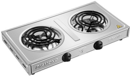 Diamond 2 Plate Electric Coil Stove | Makro