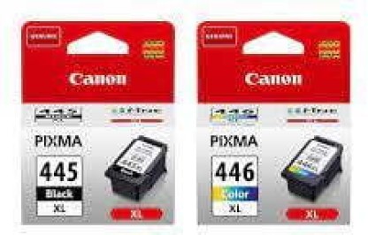 Canon PG-445/CL-446 Series Black and Tri Colour Combo Pack Ink ...