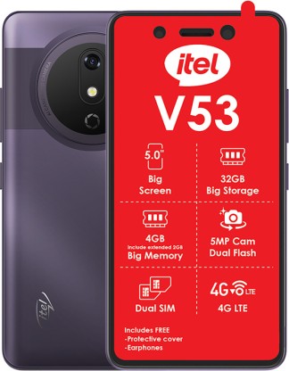 Itel V53 4G Dual Sim 32GB Vodacom Network Locked (Purple, 32 GB) | Makro