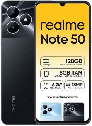 realme Note 50 4G Dual Sim 128GB (Black, 128 GB) | Makro