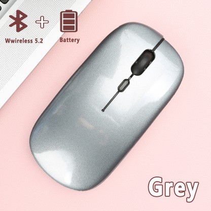 max (Grey）Bluetooth Mouse for Laptop (BT 5.0) Computer Bluetooth Mouse ...